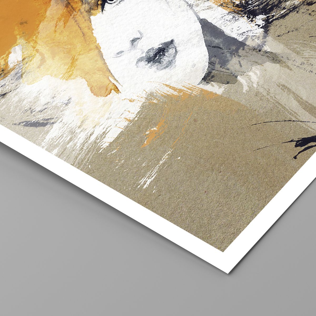 Obraz - Plakat - I staje się światło - 70x100cm - Abstrakcja Twarz Kobiety Kobieta - Foto ...