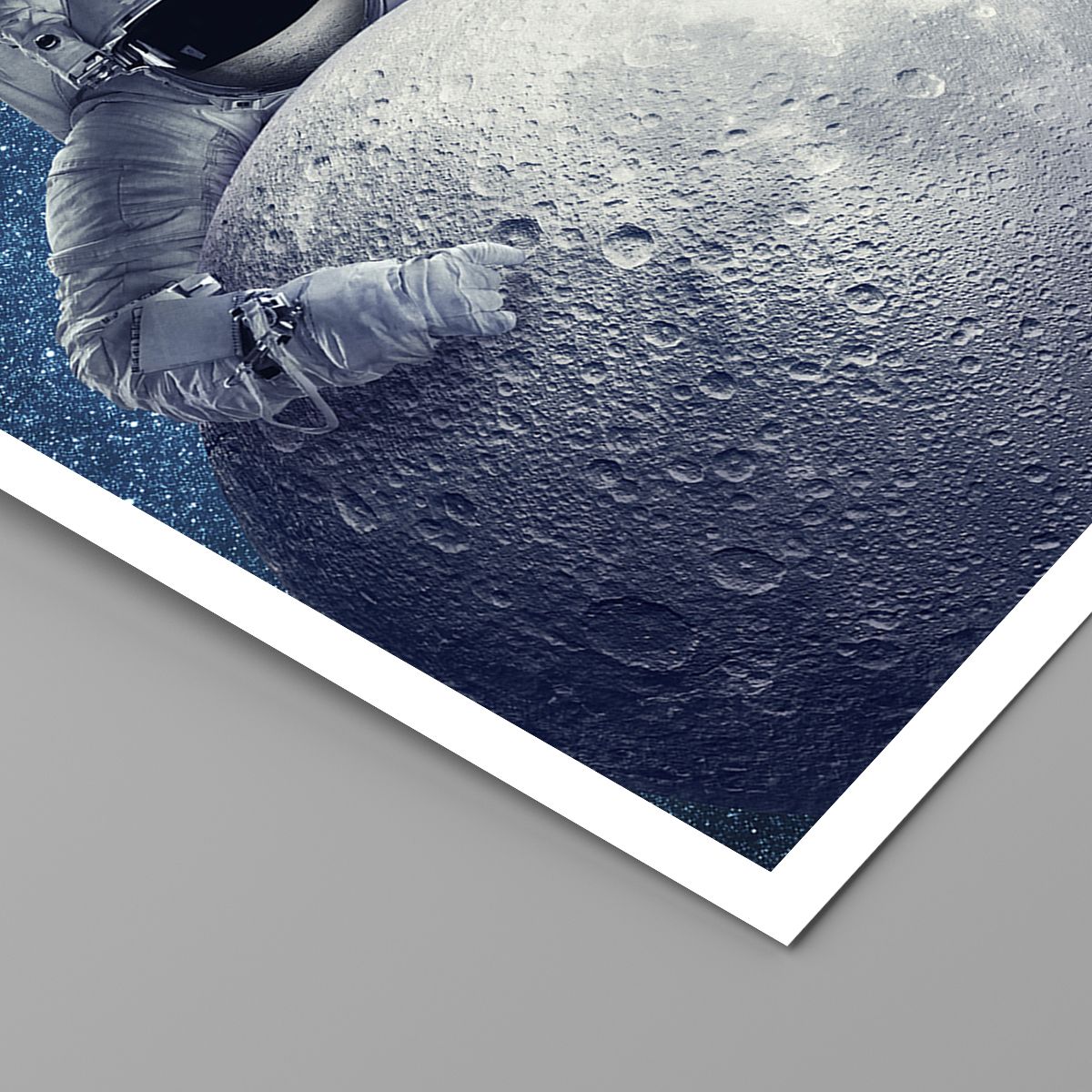 Obraz - Plakat - Kosmiczny żartowniś - 40x50cm - Astronauta Kosmos Księżyc - Foto Plakaty bez ...